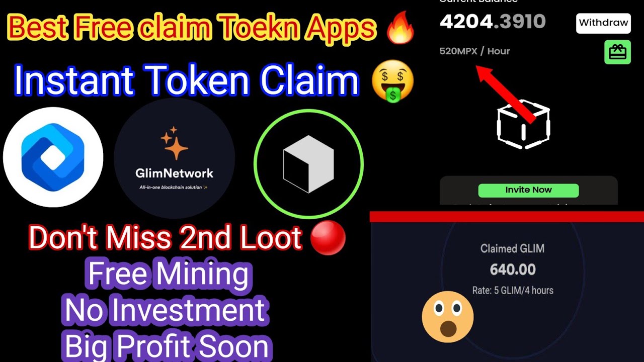 #Glim Network best new mining app || Hexa Network free coin mining ...