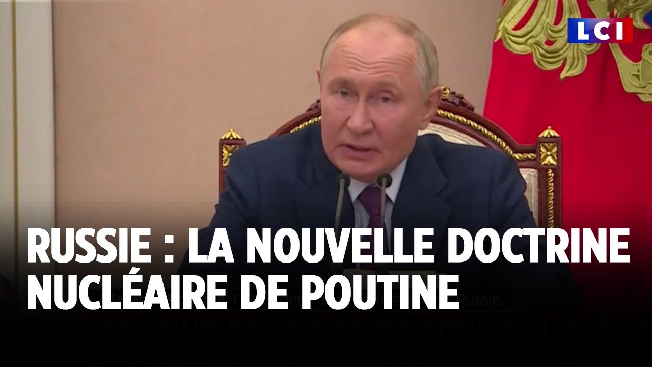 Russie : la nouvelle doctrine nucléaire de Vladimir Poutine - YouTube