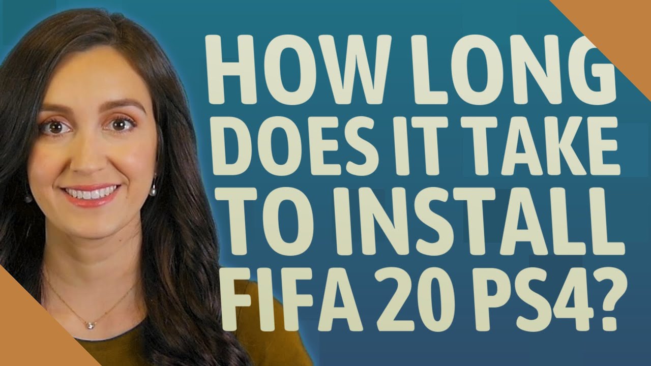 How long does it take to install FIFA 20 ps4? - YouTube
