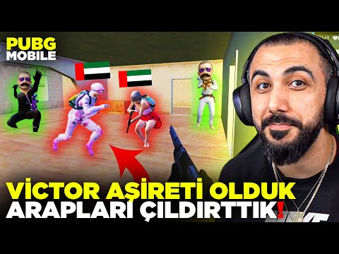 VİCTOR AŞİRETİ OLUP ARAPLARI ÇILDIRTTIK!! (BUNU HAKETTİLER!) | PUBG MOBILE