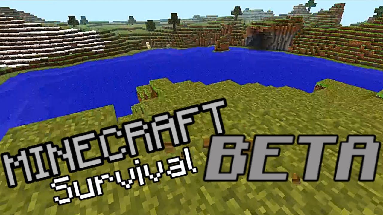 Minecraft BETA Survival 1: A new start - YouTube