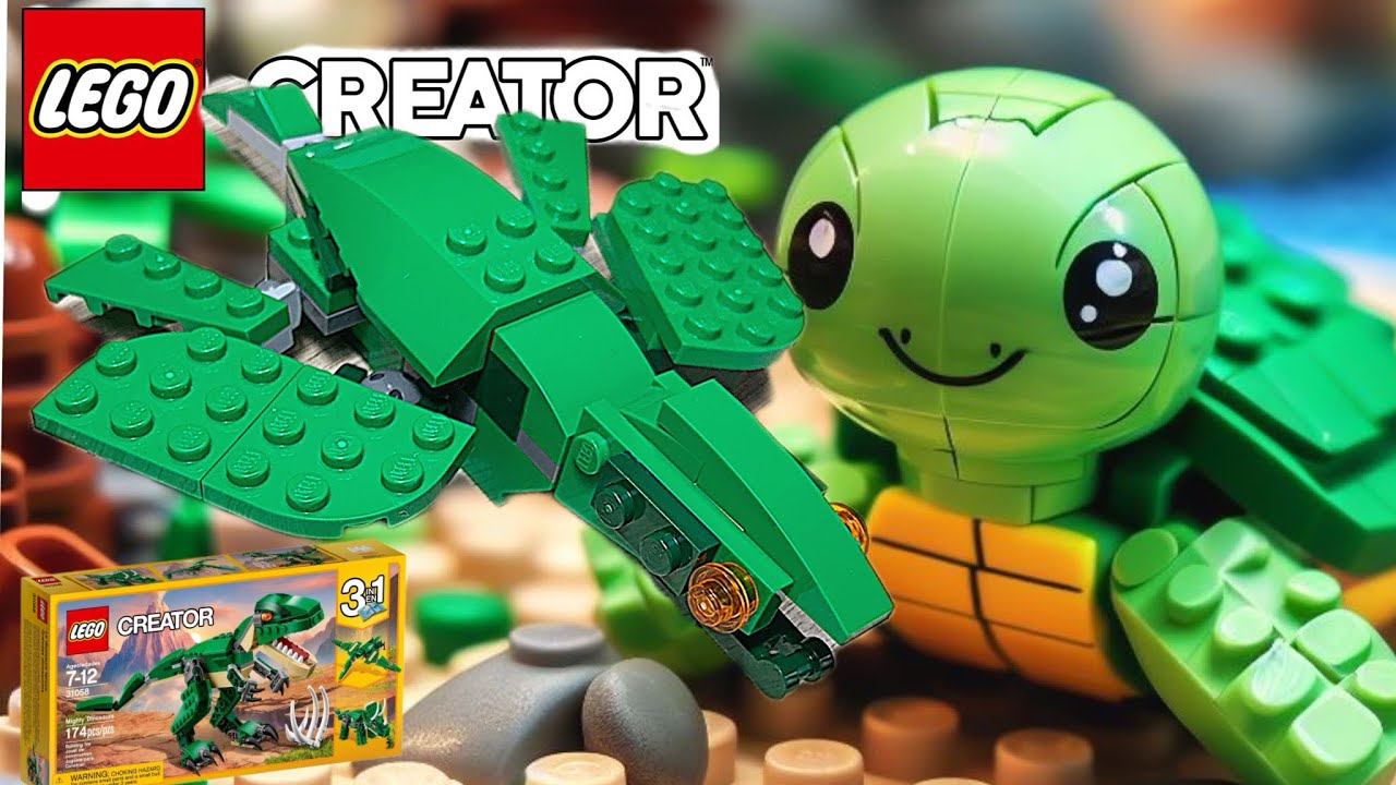 LEGO CREATOR 31058 alternate build- TURTLE 🐢 - YouTube