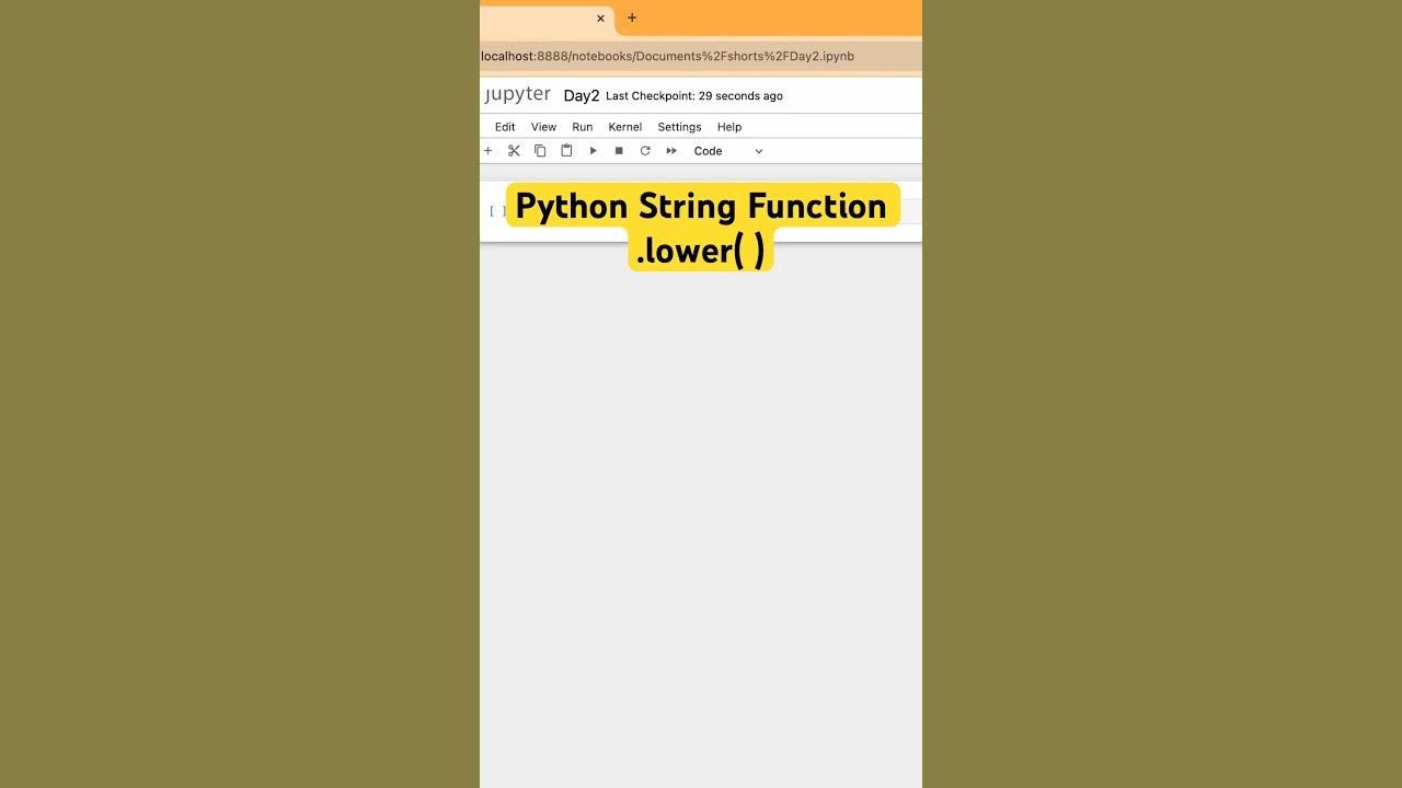 Python String Methods Series #day2#python #programming #coding - YouTube