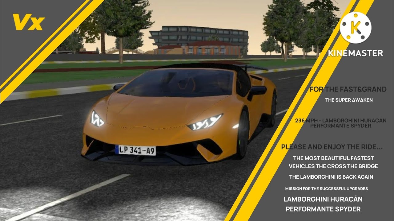 Fast&Grand - Car Driving Game: Lamborghini Huracán Performante Spyder ...