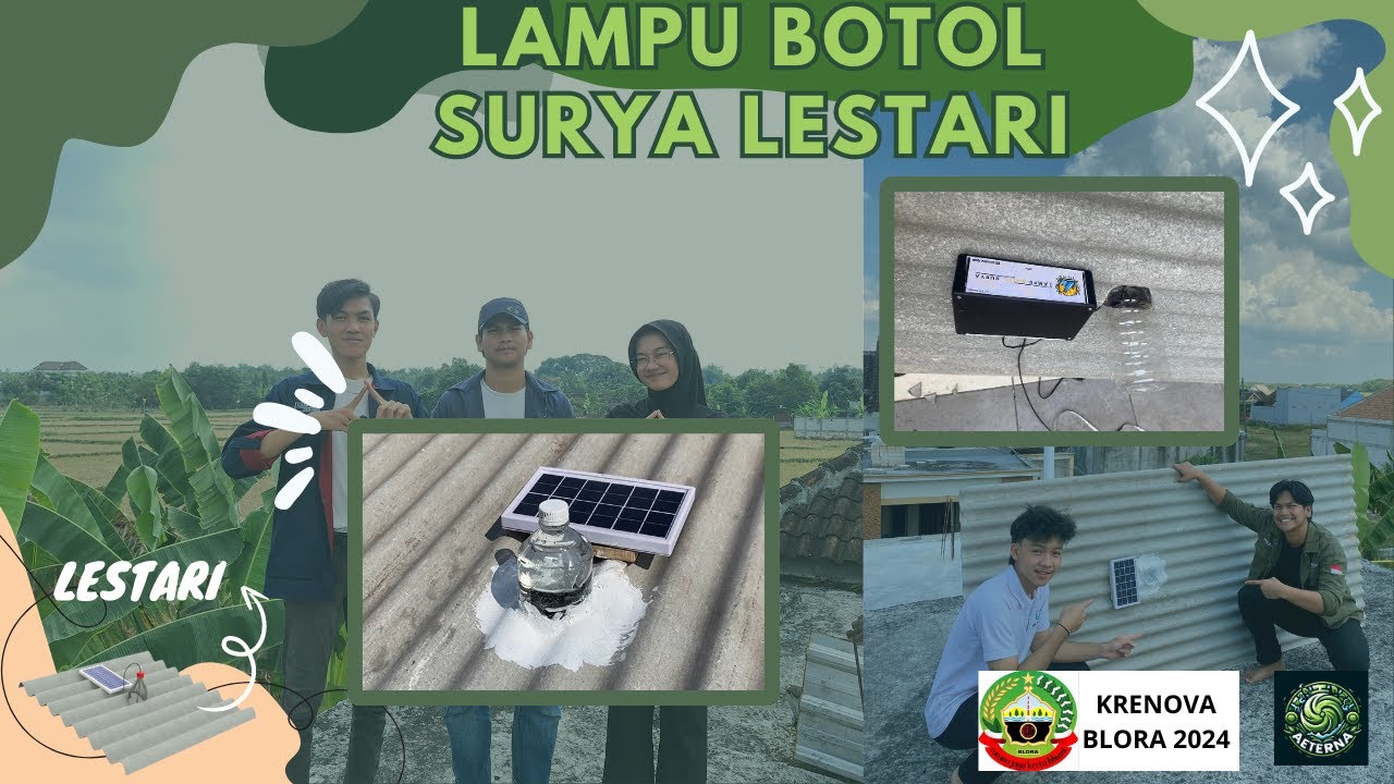 The Future of Sustainable Lighting: Lampu Botol Surya "Lestari ...