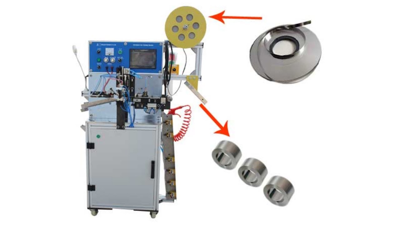 5MM Amorphous core winding machine - YouTube