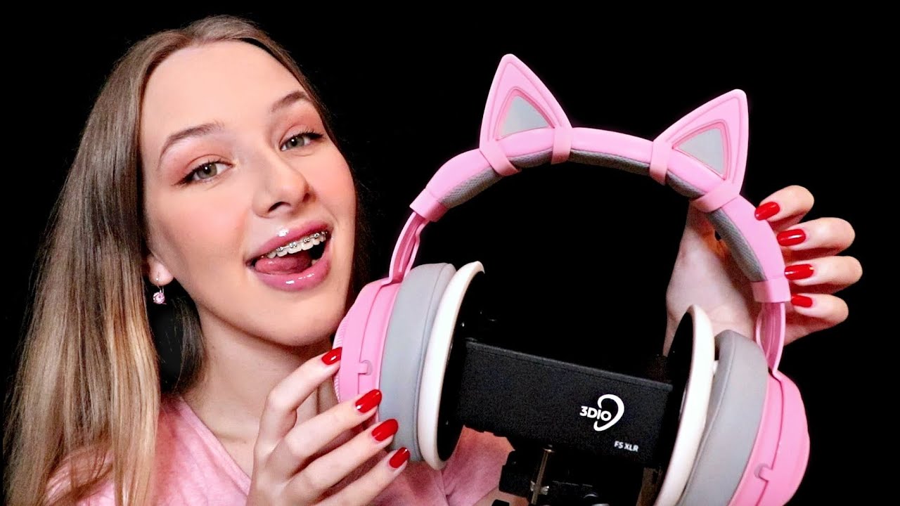 ASMR but you're wearing kitty ear headphones - YouTube
