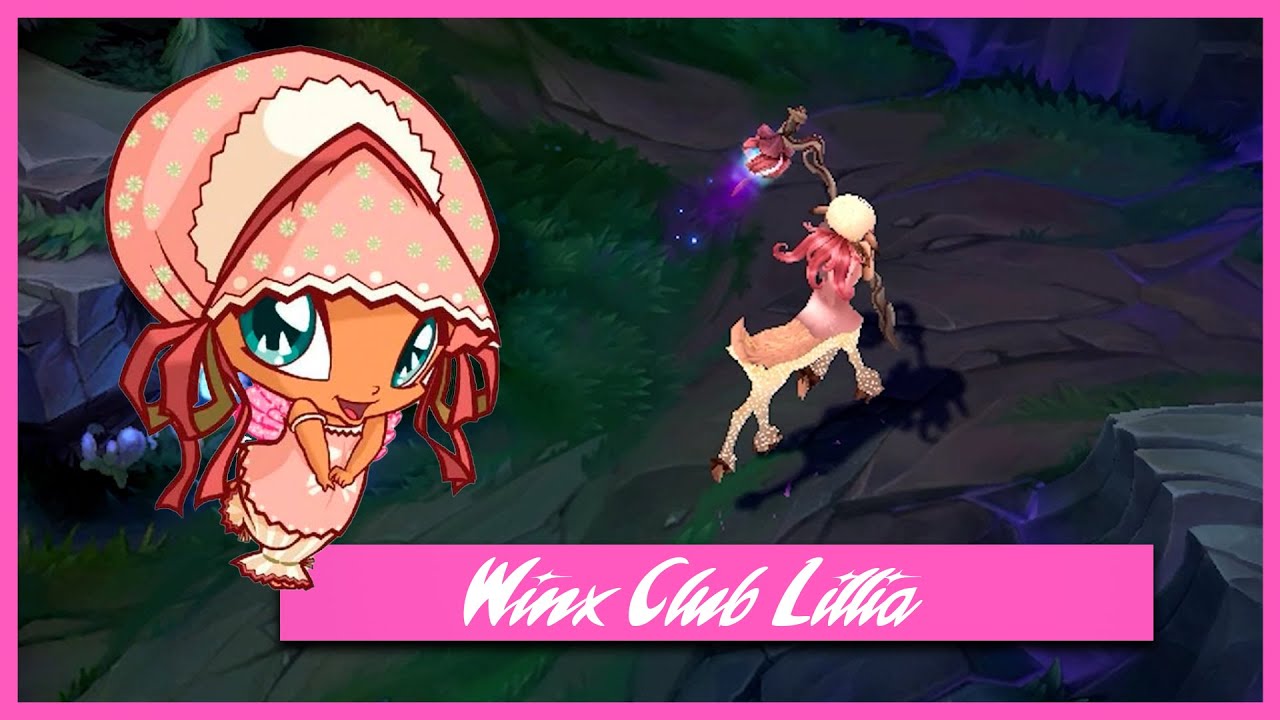Winx Club Lillia League of Legends Custom Skin - YouTube
