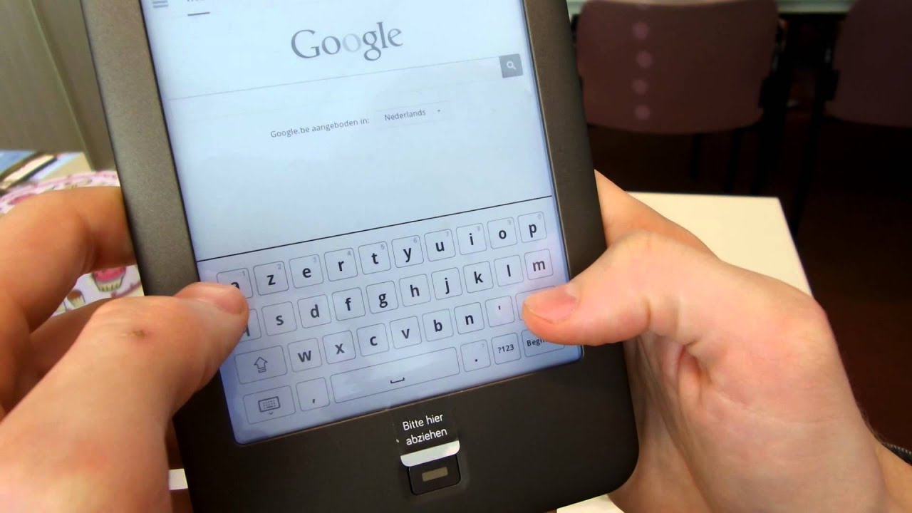 Libris & Blz. boekhandels introduceren de Tolino Shine eReader - YouTube