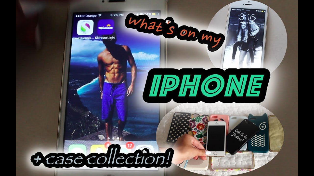 WHAT'S ON MY IPHONE + CASE COLLECTION! - YouTube