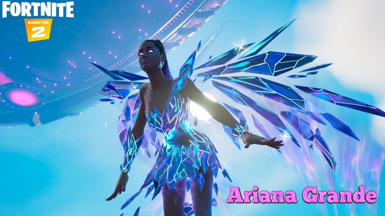 *NEW* RIFT GODDESS ARIANA SKIN GAMEPLAY - FORTNITE ARIANA GRANDE BUNDLE ...