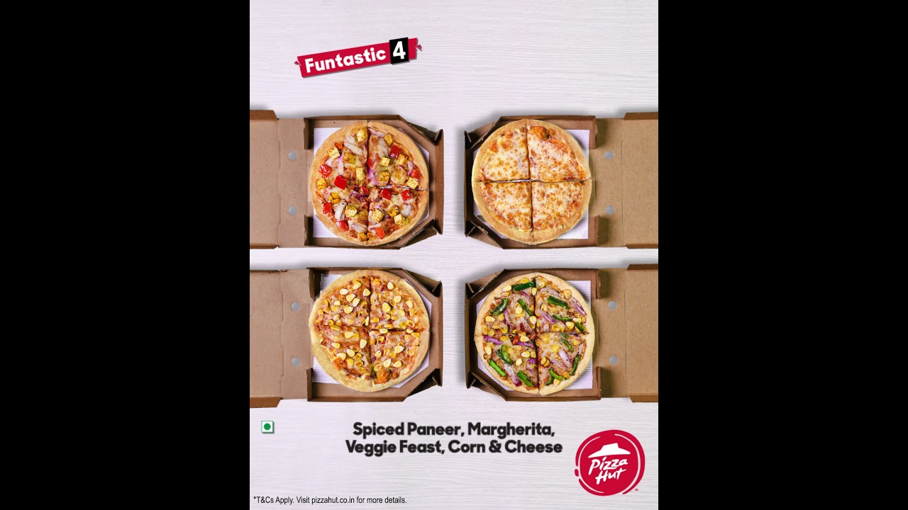 Pizza Hut’s Funtastic 4 Offer Starting at Rs. 499 | 4 Bestselling Pan ...