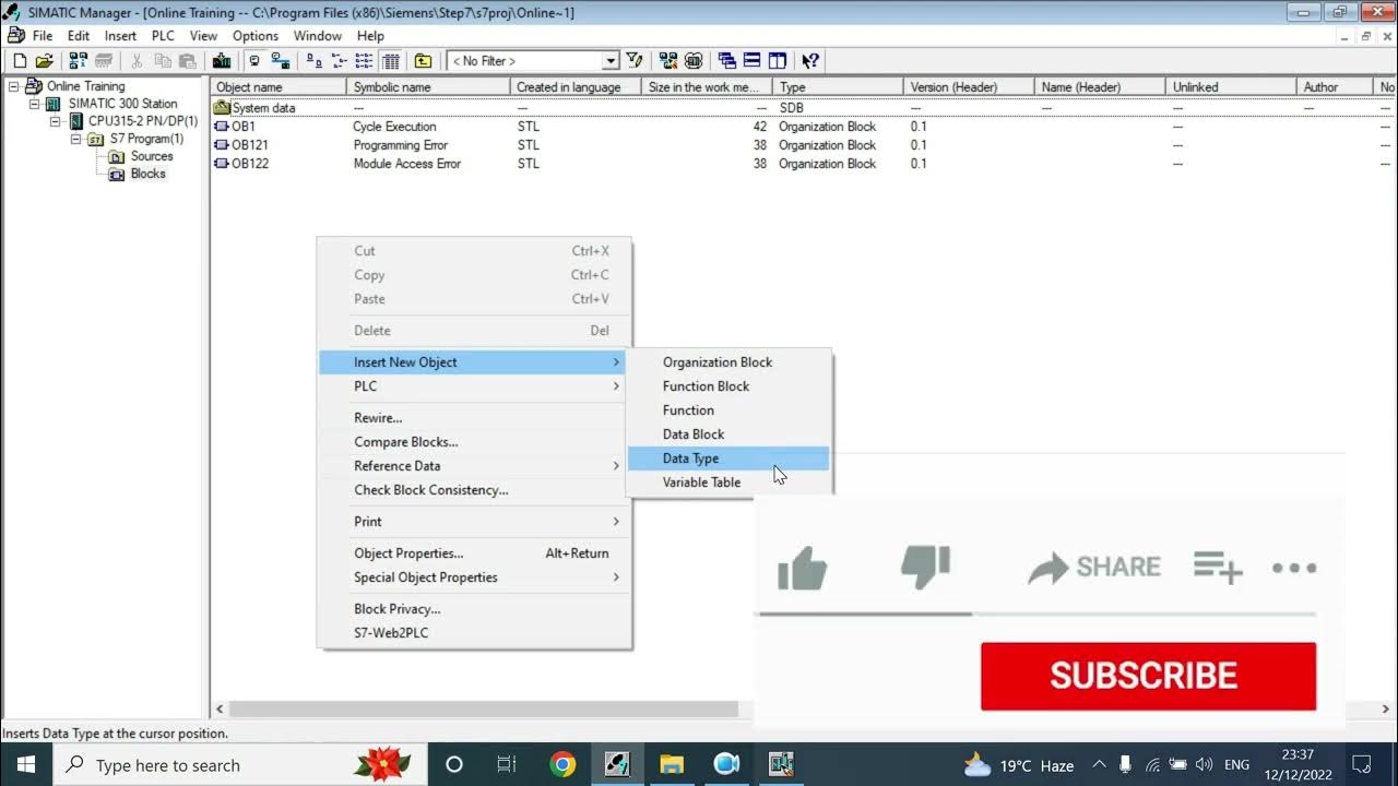 Simatic Manager | S7 Programs | S7-300 | 400 | Lesson -3 - YouTube