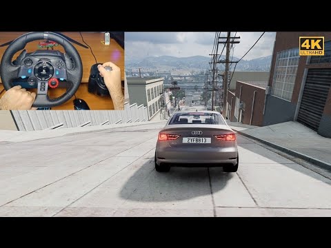 Audi A3 2.0 TDI - Why Is This Car Everywhere? POV Driving in 4K | Logitech G29