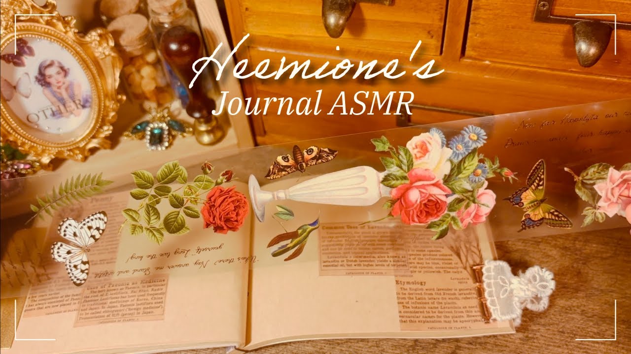 [ASMR] Victorian White 🕊️ | Aesthetic Journal - YouTube