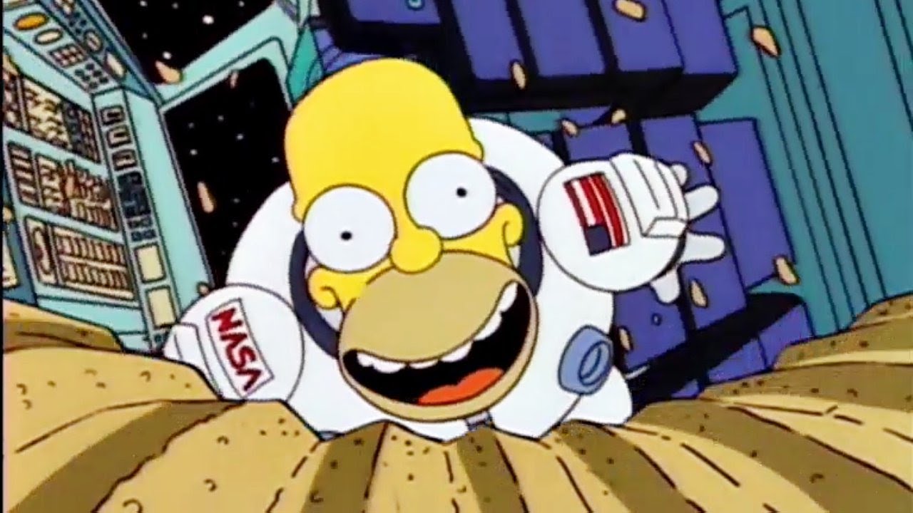 The Simpsons - Homer in Space - YouTube