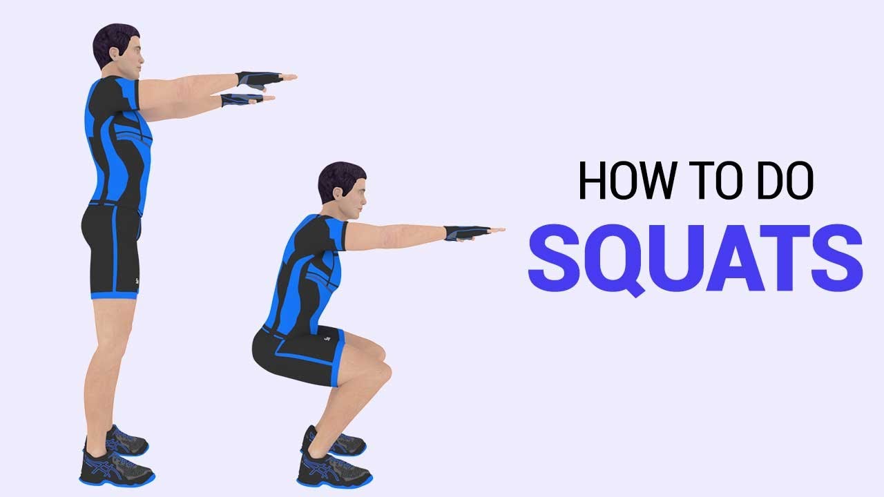 How to Do SQUATS | How To Do SQUATS FOR BEGINNERS - YouTube