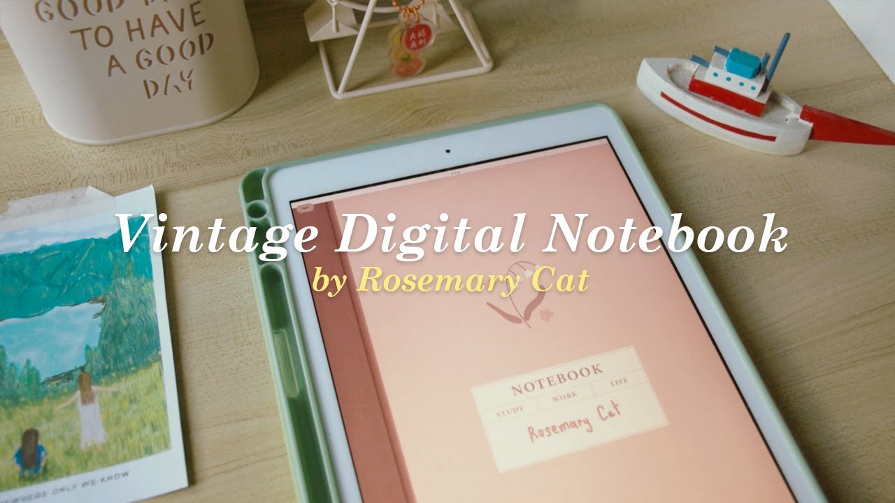 Vintage Aesthetic Digital Notebook | Before you start using (for ...