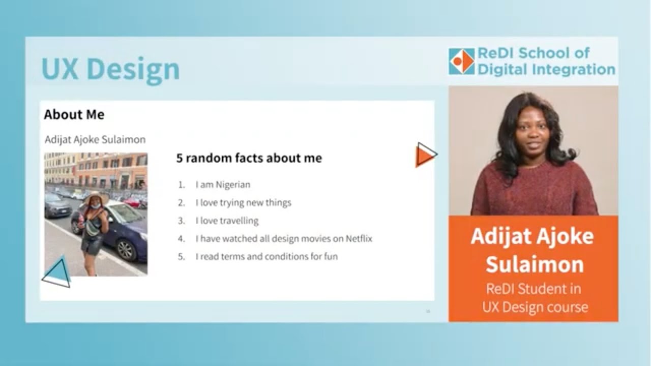 UX Design presented by Adijat Ajoke Sulaimon - YouTube