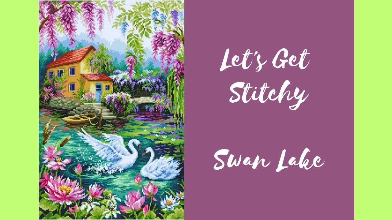 Let's Get Stitchy (calm music) | Silk Cross Stitch | Stitch With Me # ...