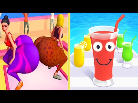 Twerk race 3d levels 88 - 89 Vs juice run levels 65 - 66 all levels gameplay