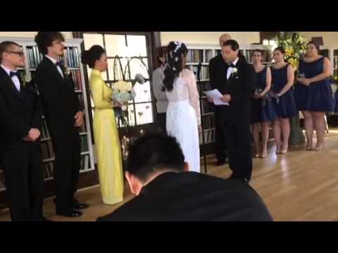 Nhu Nguyen and Ted Dumas Wedding Ceremony - YouTube