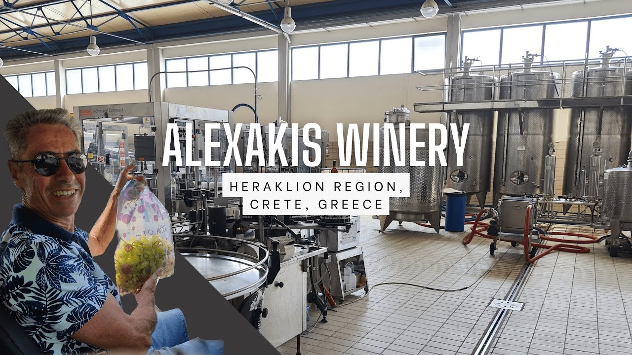 Exploring Alexakis Winery in Picturesque Crete - YouTube