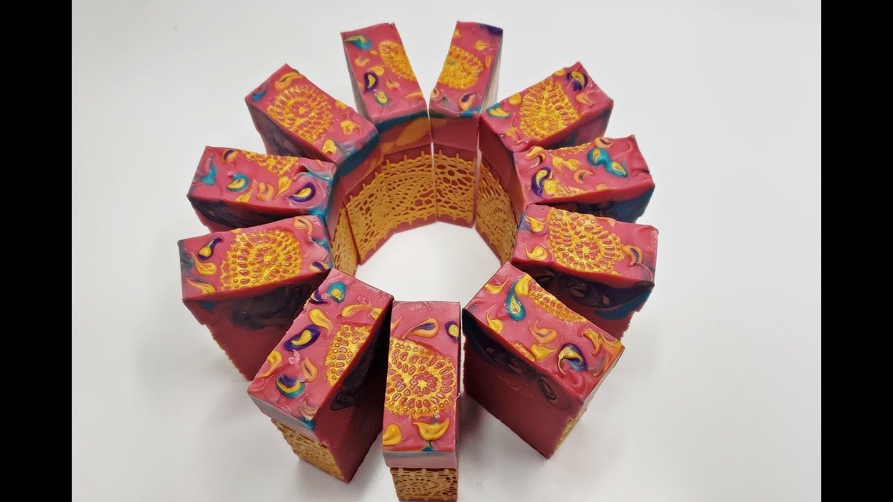 THE PINK CITY COLD PROCESS HANDMADE SOAP - YouTube