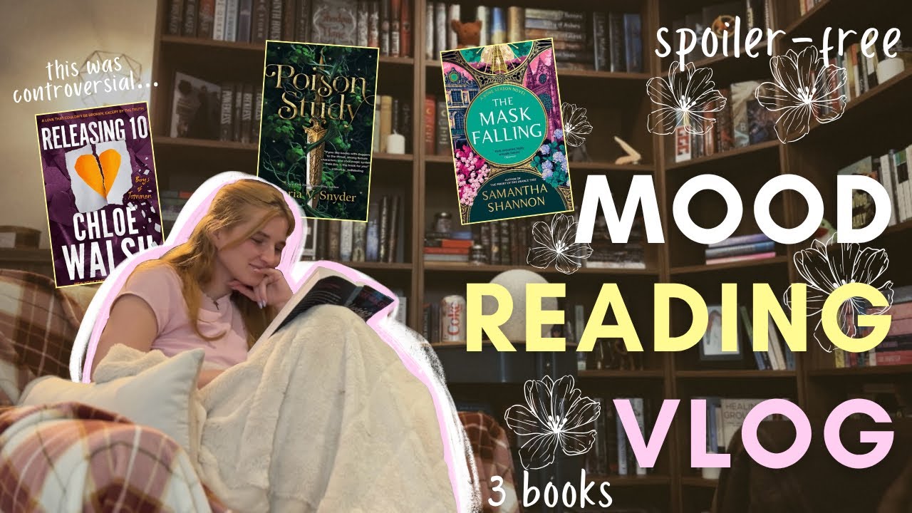 MOOD READING VLOG | Releasing 10 | spoiler-free, reactions, 3 books ...