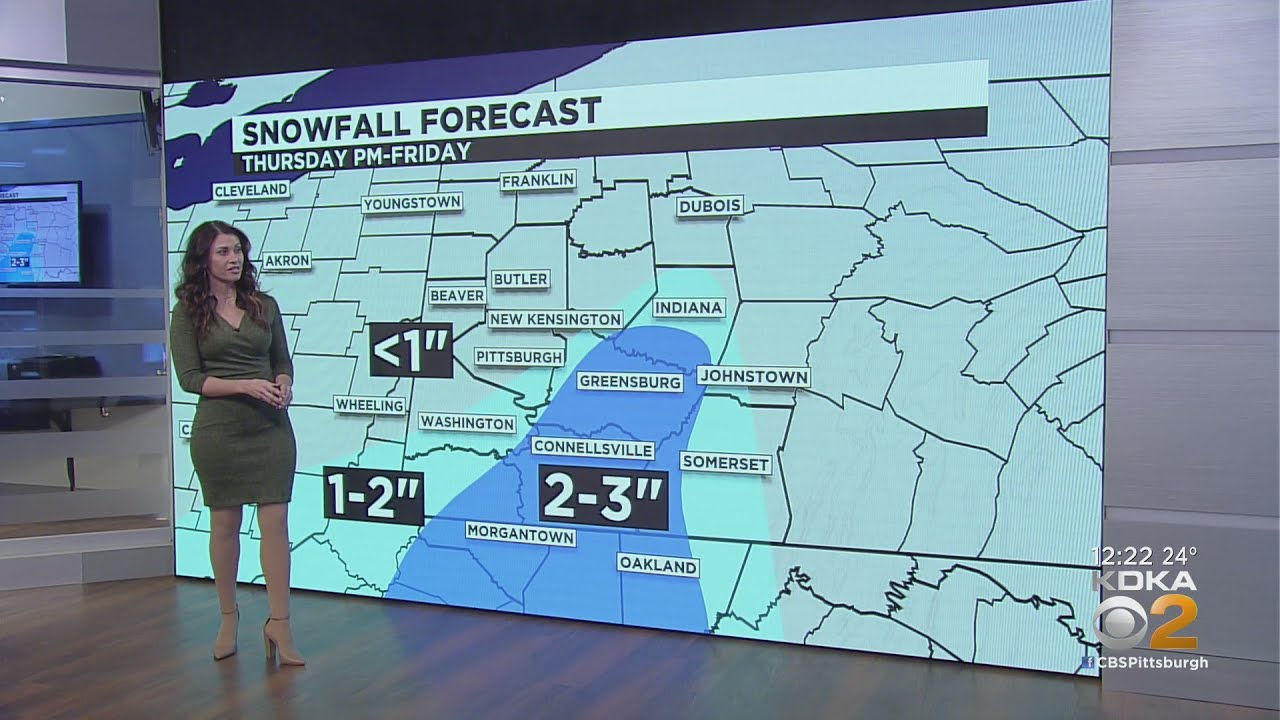 KDKA-TV Afternoon Forecast (1/27) - YouTube