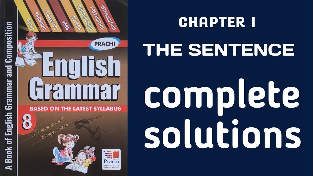 PRACHI English Grammar | Class 8 | Chapter 1 | Answers | ICSE BOARD ...