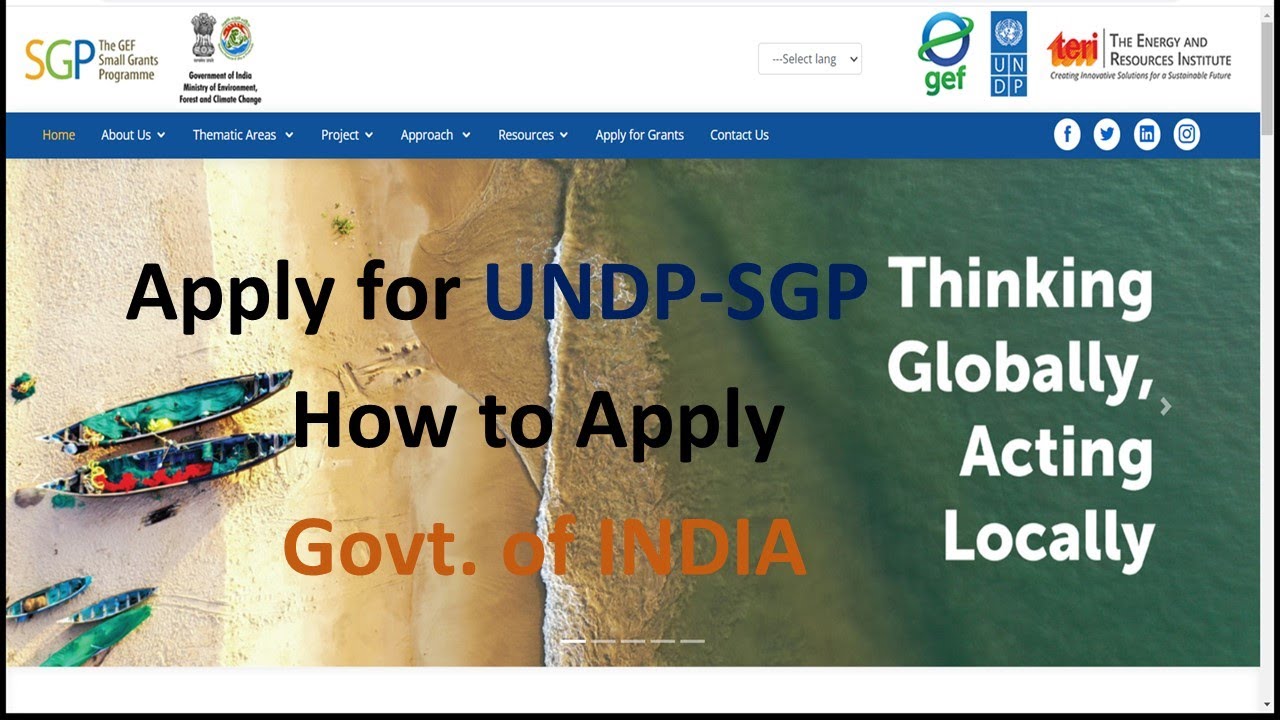 UNDP-GEF Small Grants Programme India- Operational Phase 7 : No FCRA ...