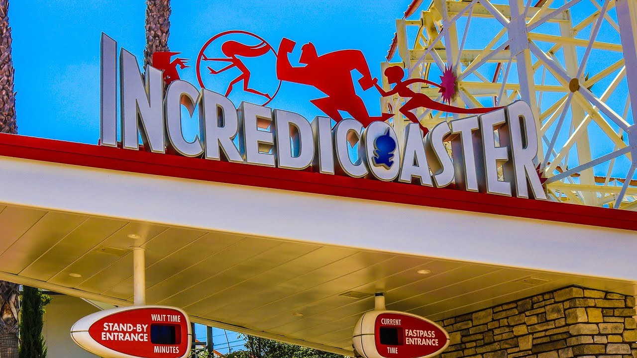 Pixar Pier's Incredicoaster Full Ride Through HD - YouTube