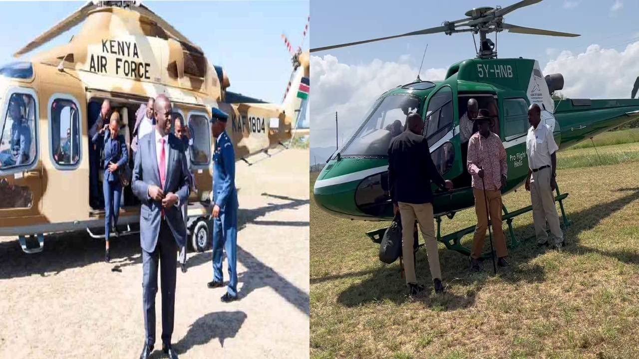 BREAKING NEWS DEPUTY PRESIDENT RIGATHI BLOCKED TO USE KDF CHOPPER AS ...