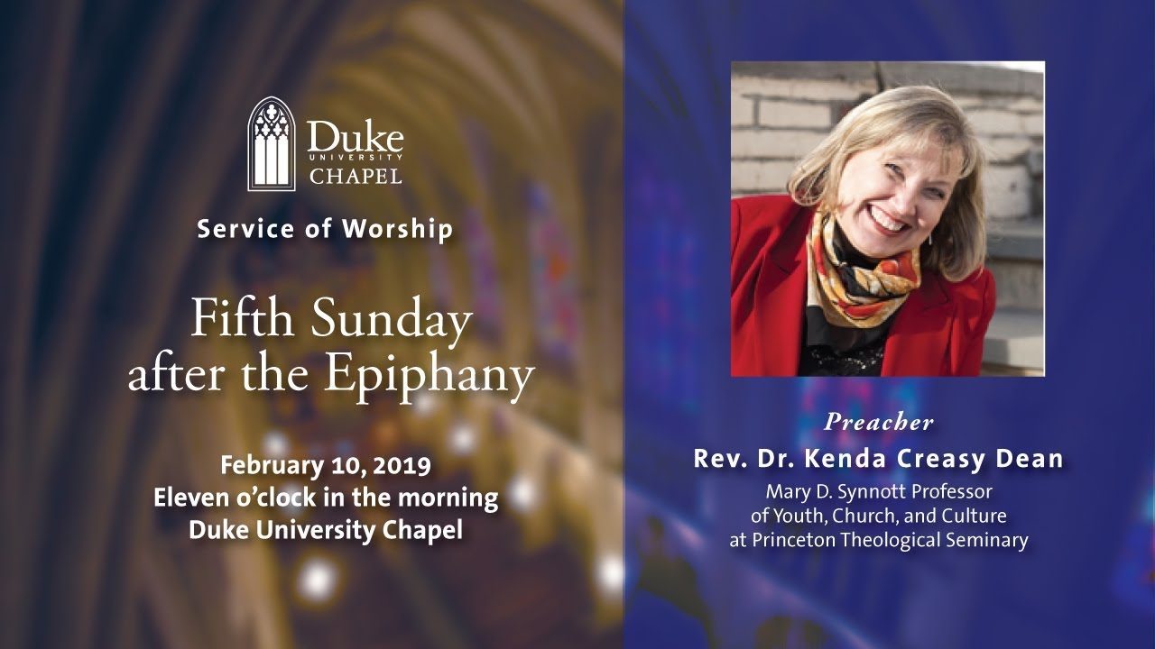 Sunday Morning Worship Service - 2/10/19 - Rev. Dr. Kenda Dean - YouTube