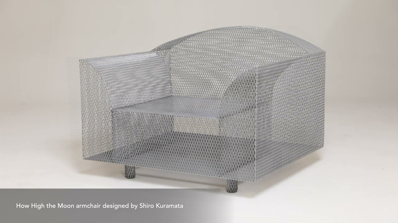 'How High the Moon' armchair by Shiro Kuramata - YouTube