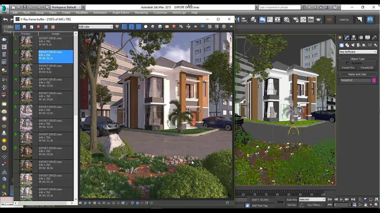 Setting Lighting ; Pengaturan Cahaya - Render Photorealisctic ArchiCAD ...