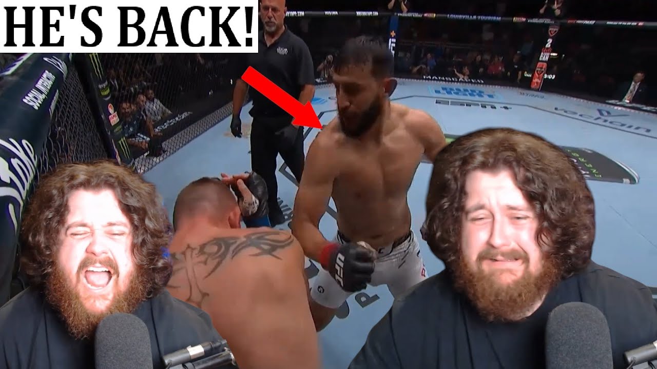 MMA Guru Gets Emotional While Watching Dominick Reyes Comeback Win ...
