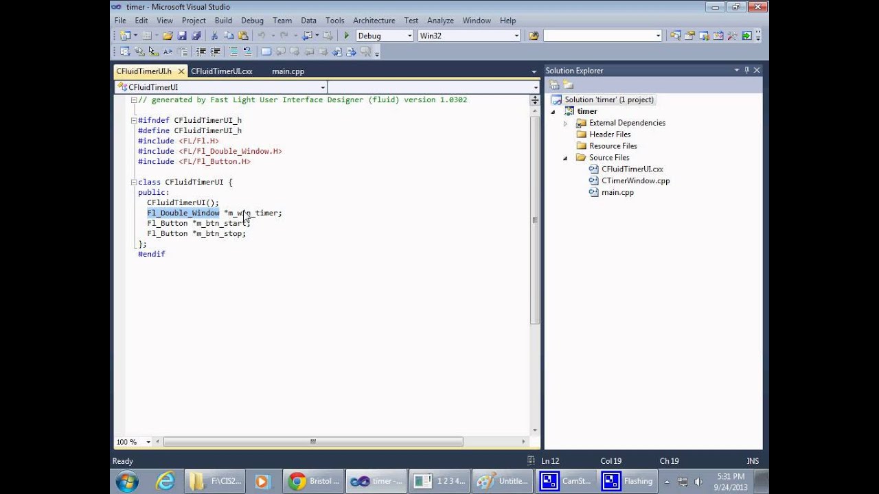 Win32 Gui Project Using Fltk And Fluid Part 12 Youtube
