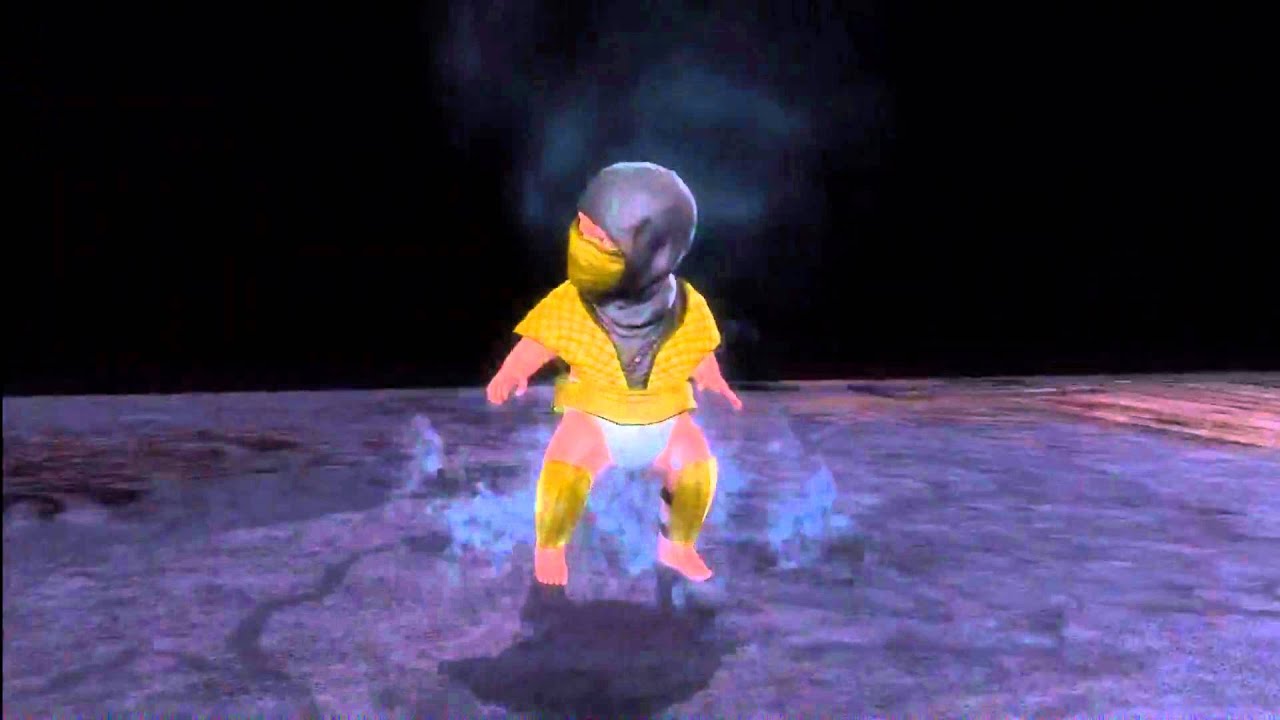 MK9 - Retro Scorpion Babality - Mortal Kombat 9 (2011) - YouTube