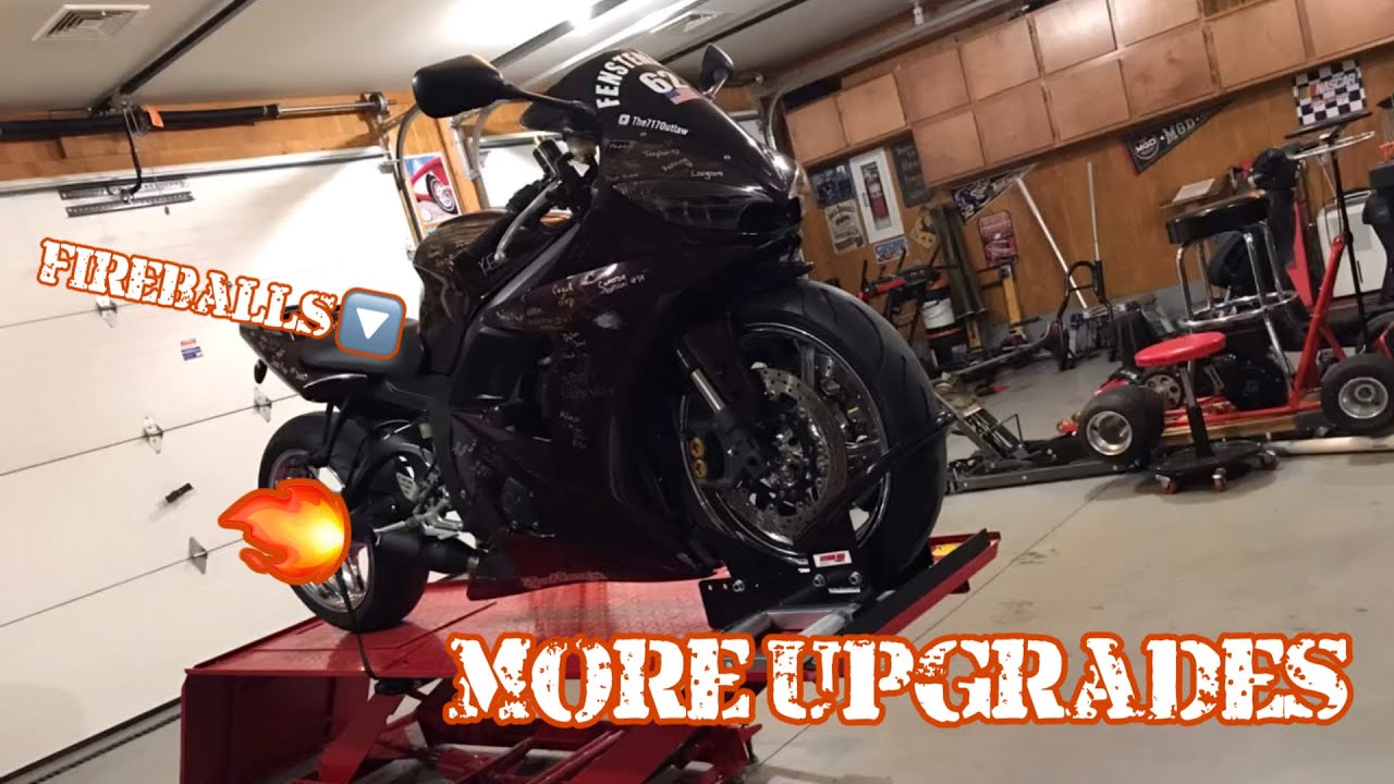 R6 drag bike upgrades… - YouTube