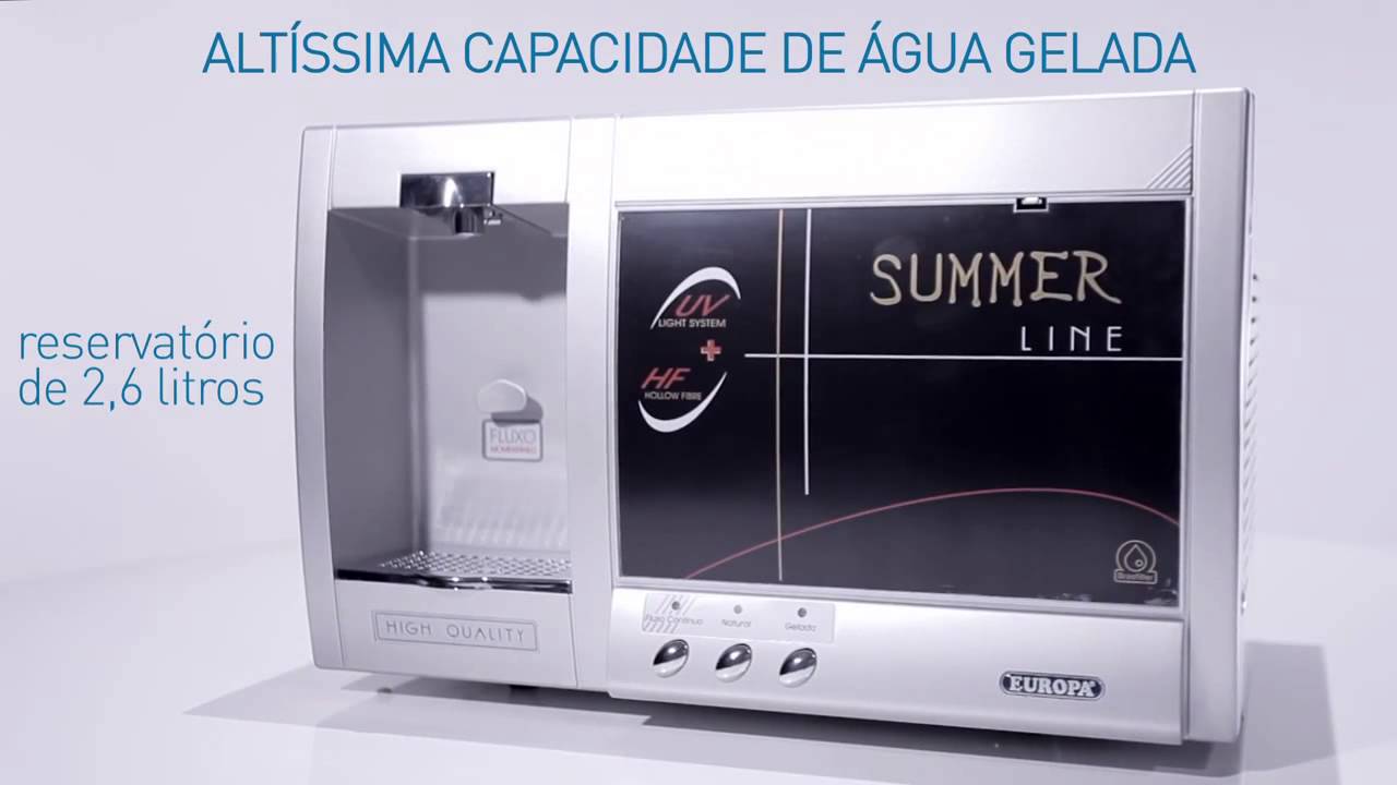 Purificador de Água Summer Line - YouTube