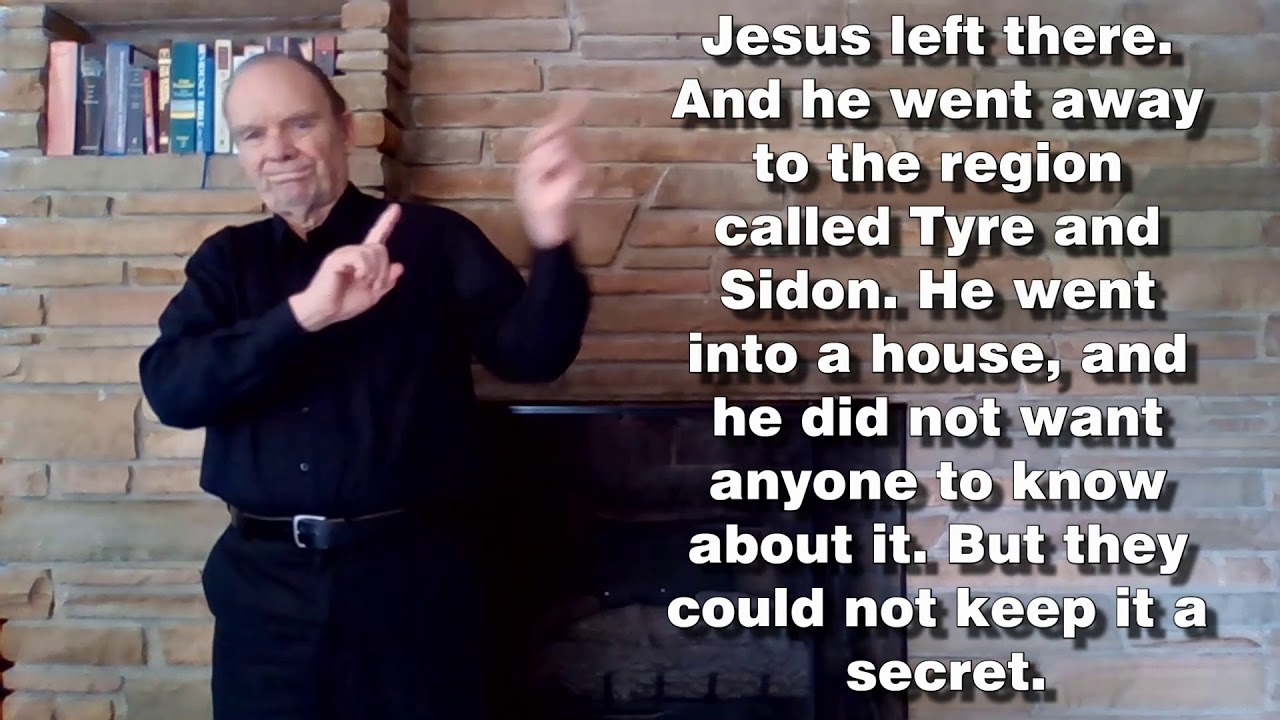 Mark 7 in ASL with open captions - YouTube