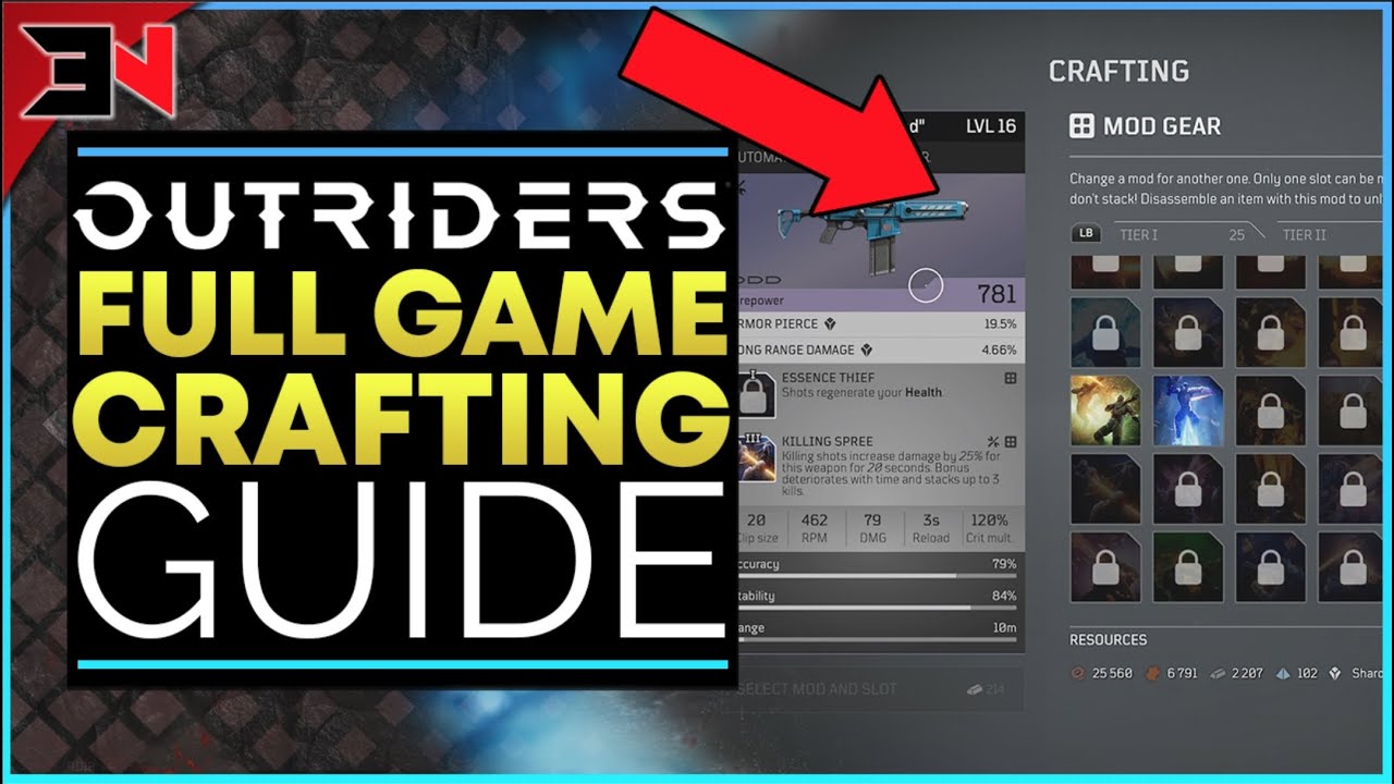 OUTRIDERS CRAFTING GUIDE FULL GAME - Outriders Crafting Explained ...