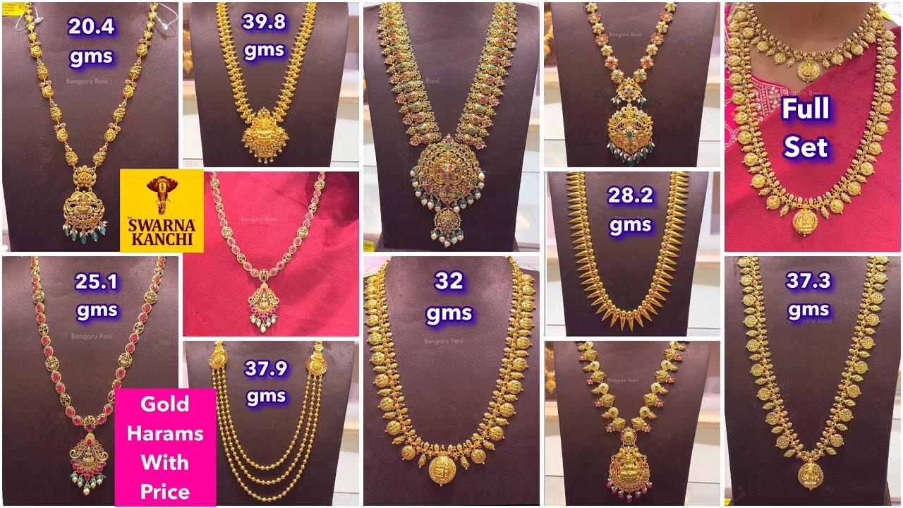 Lightweight Gold Harams & 2 in 1 Harams with Price | Diwali Gold Offers ...
