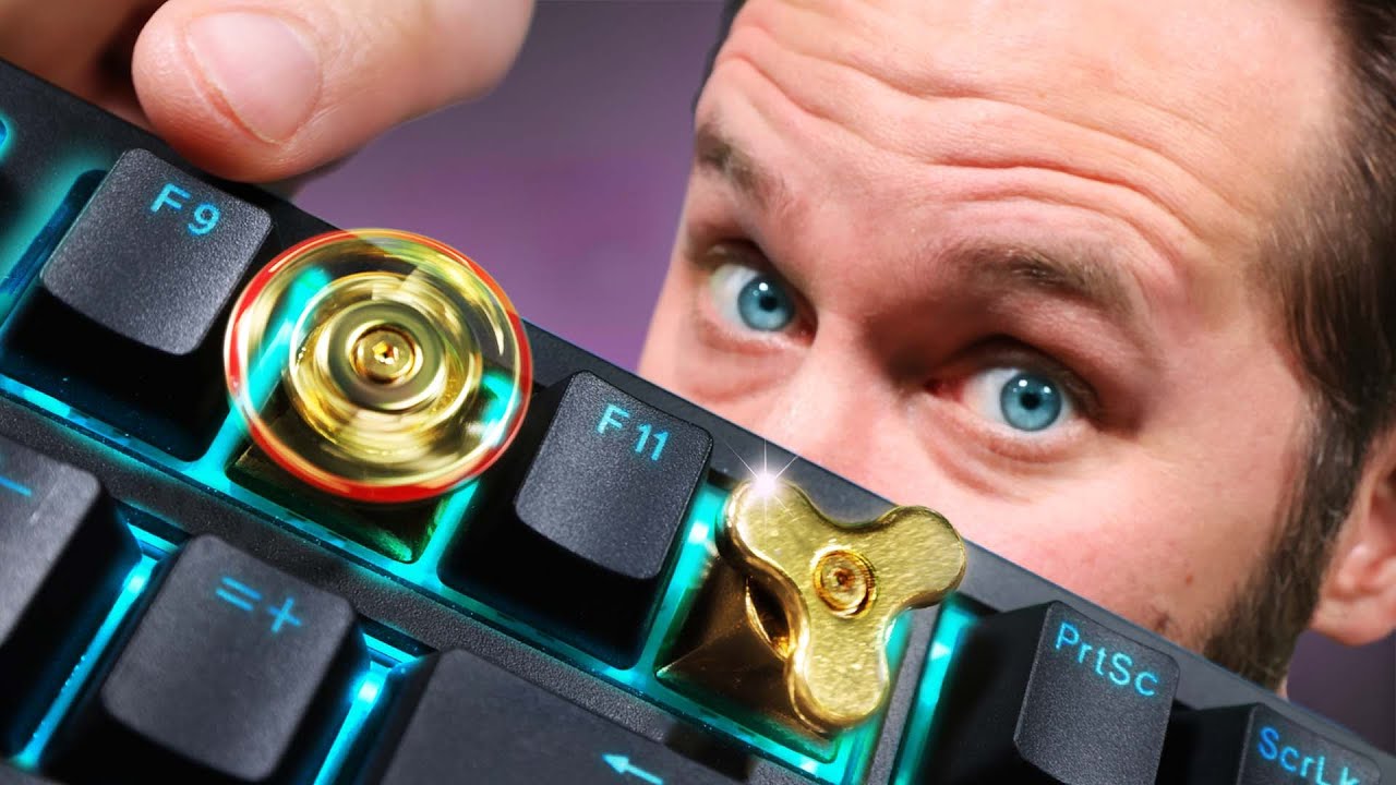 Fidget Spinner Keycaps?! | 10 Gaming Products That You've Never Seen ...