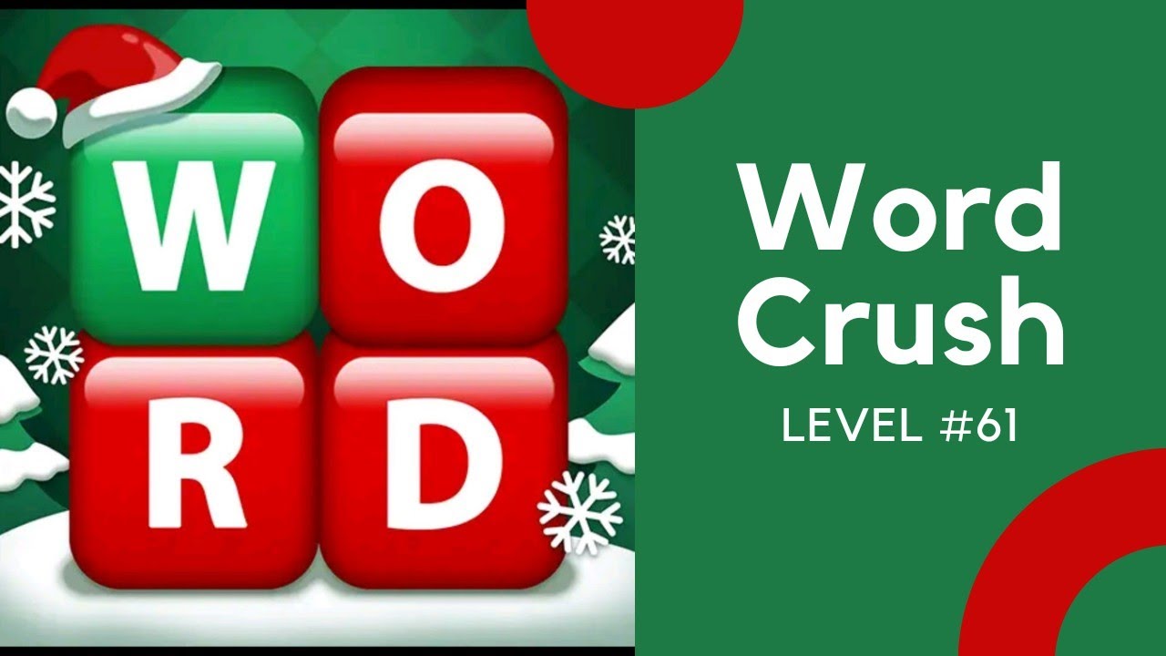 Word Crush Game Level 61 YouTube Word Crush Game Level 61 YouTube