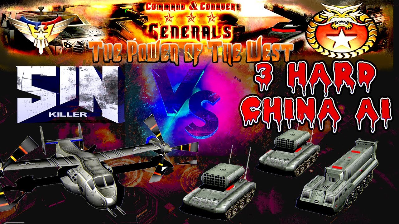 3v1|The Power Of The West|New ALPHA Build Test|Command & Conquer ...