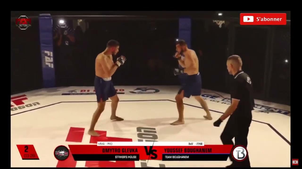 Youssef Bouganem VS Dmytro Glevka MMA BOXING - YouTube