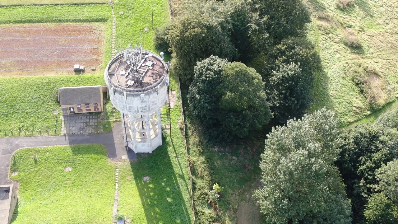 Pontefract Park Water Tower by Drone - YouTube